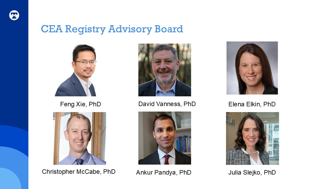 CEVR Announces Two New Members Of CEA Registry Scientific Advisory CEVR Announces Two New Members Of CEA Registry Scientific Advisory